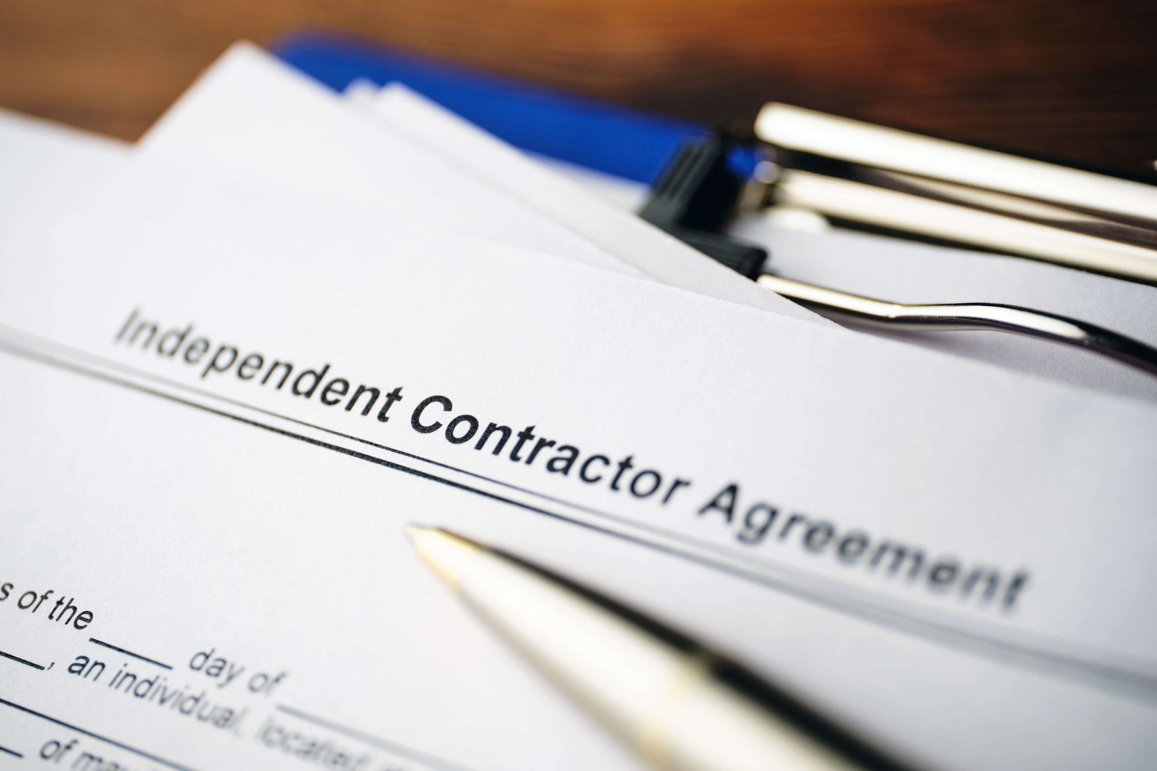 Ensure independent contractors are properly classified